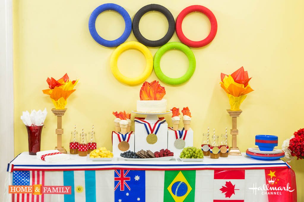 Olympic Tablescape DIY Decor - From Scratch with Maria Provenzano