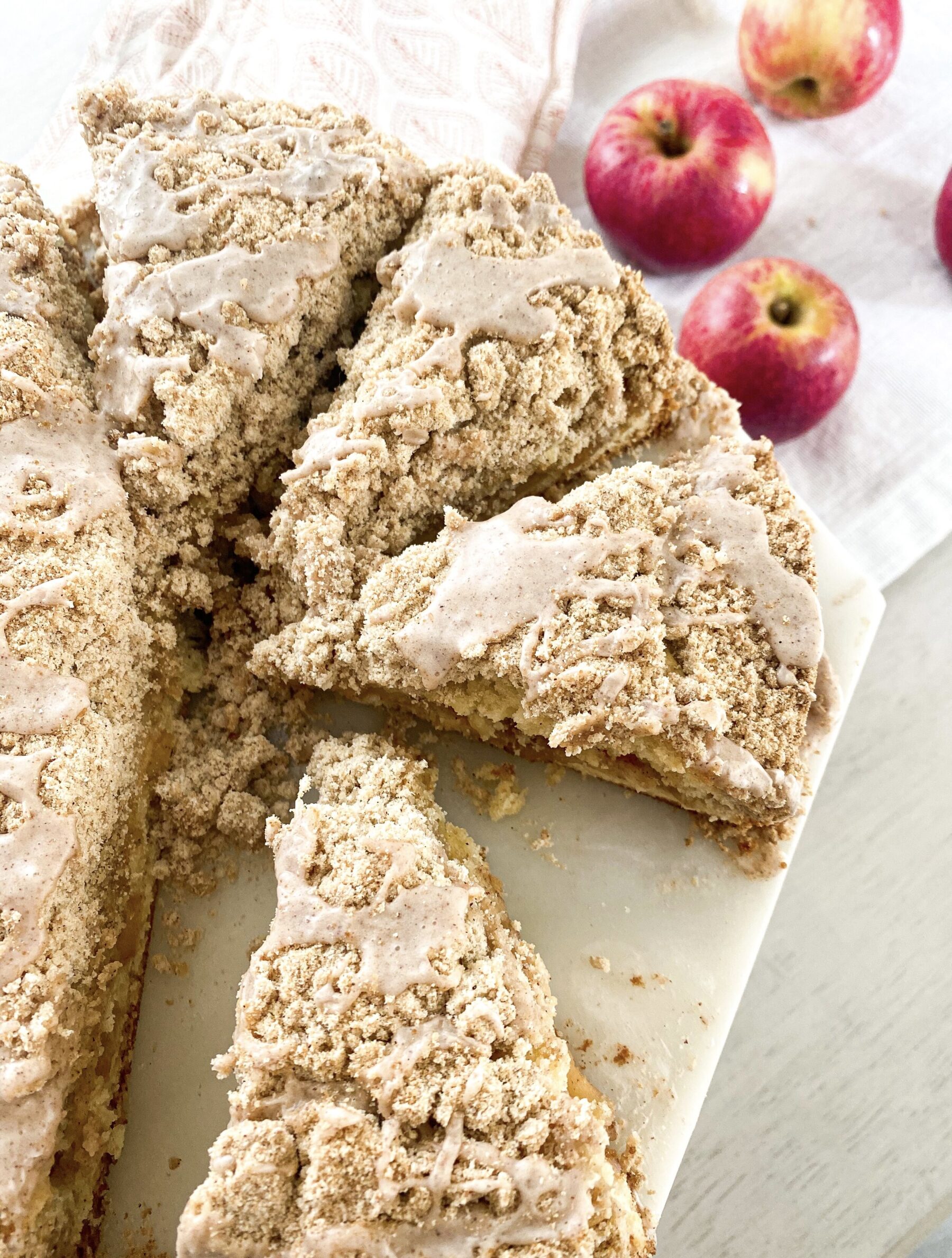 Apple Crumble Coffee Cake - From Scratch with Maria Provenzano