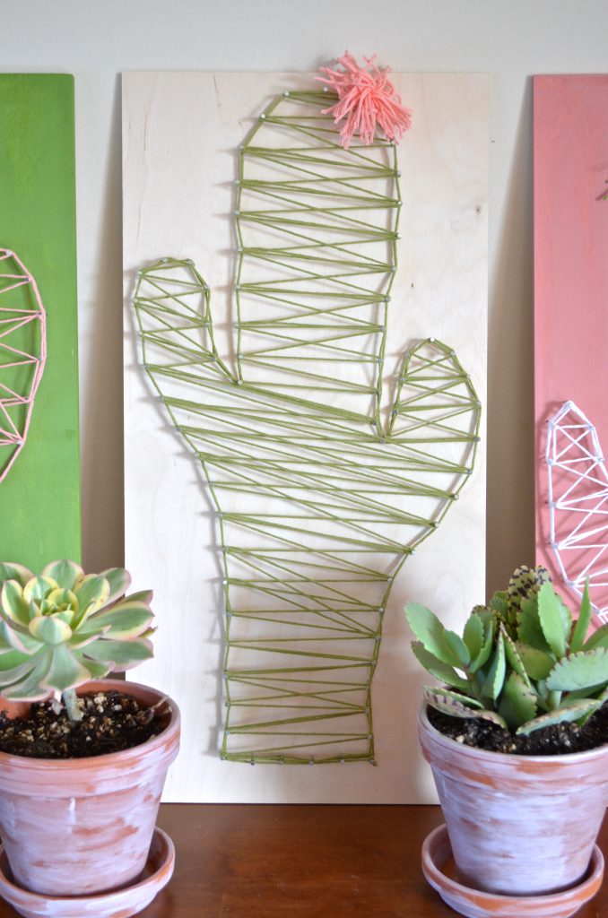 DIY Cactus String Art Craft - From Scratch with Maria Provenzano