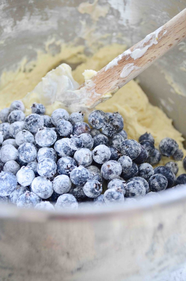 Lemon Blueberry Muffins with Lemony Crumble - From Scratch with Maria ...